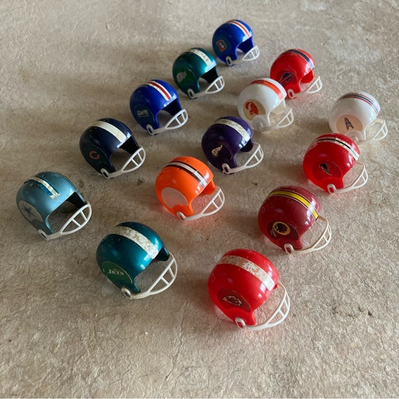 Other | Vintage 14 Nfl Mini Helmets | Poshmark